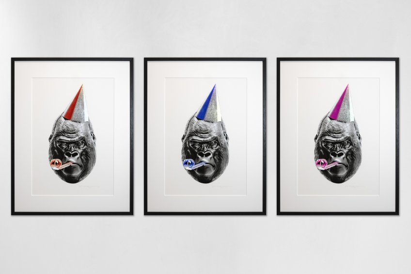 Big Bang (edition, black/silver leaf, pink), 2022 | Artworks | Joseph ...