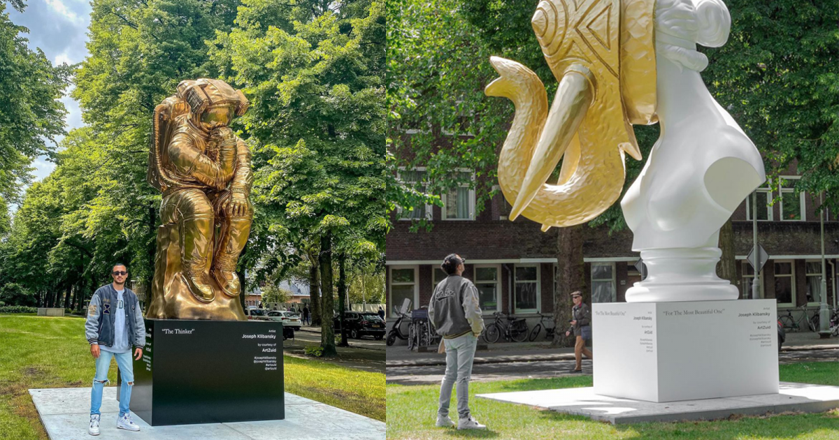 ARTZUID shows Joseph Klibansky’s “The Thinker” and “For the Most ...